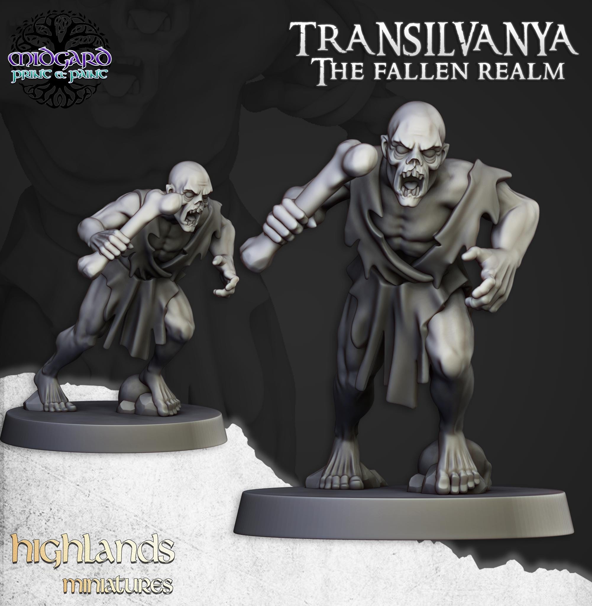 Undead - Ghouls 28/32mm Scale - Etsy