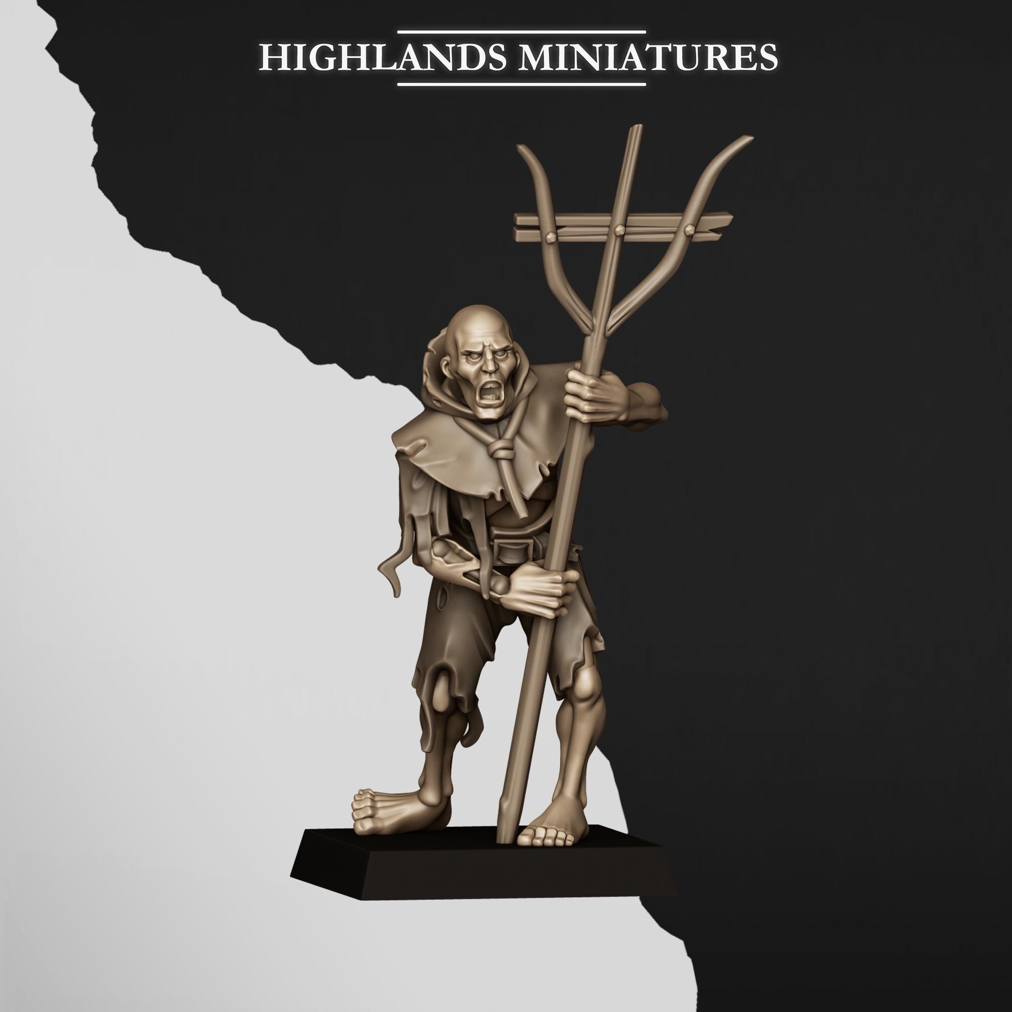 Undead - Zombies 28/32mm Scale - Etsy