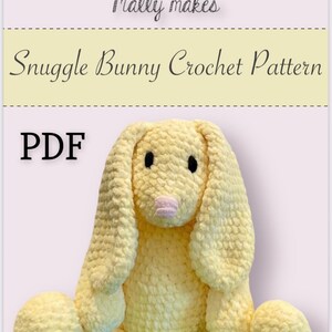 Snuggle Bunny Crochet Pattern PDF Download - Etsy