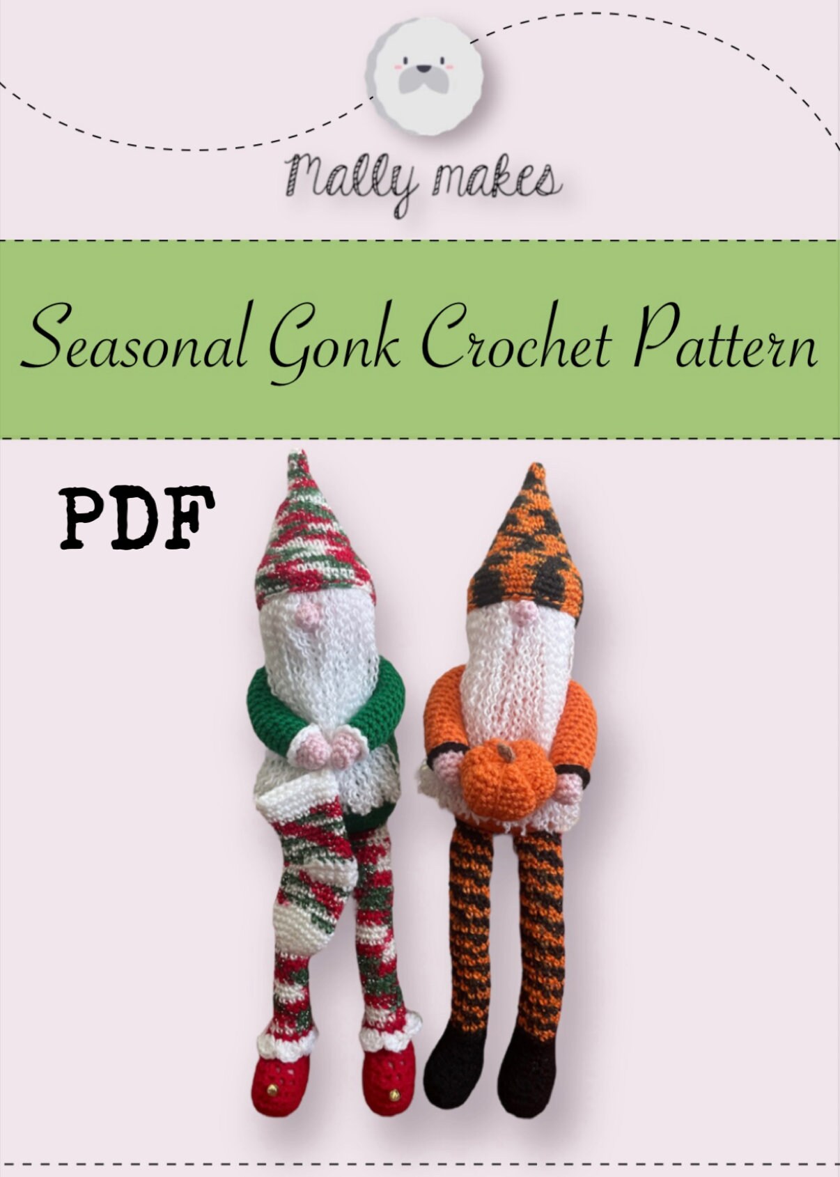 Seasonal Gonk Crochet Pattern PDF Download - Etsy UK