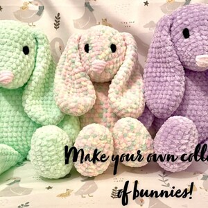 Snuggle Bunny Crochet Pattern PDF Download - Etsy