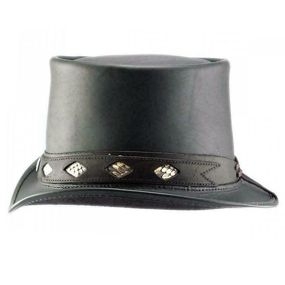Top Hat Diamond Style With Metal Coins Black Color 100% - Etsy UK