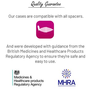 Space - Handmade Inhaler Case - Cover for Asthma & COPD Ventolin ...