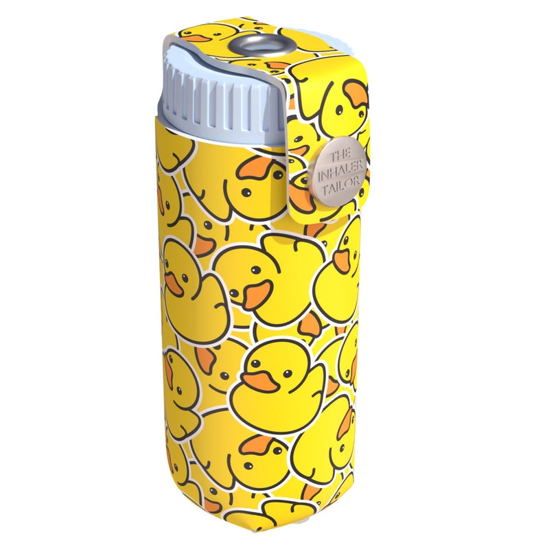 Rubber Ducks - Handmade Inhaler Case - Cover for Asthma & COPD Ventolin ...