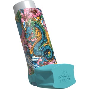 Dragon - Handmade Inhaler Case - Cover for Asthma & COPD Ventolin ...