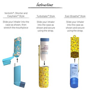 Van Cough - Handmade Inhaler Case - Cover for Asthma & COPD Ventolin ...