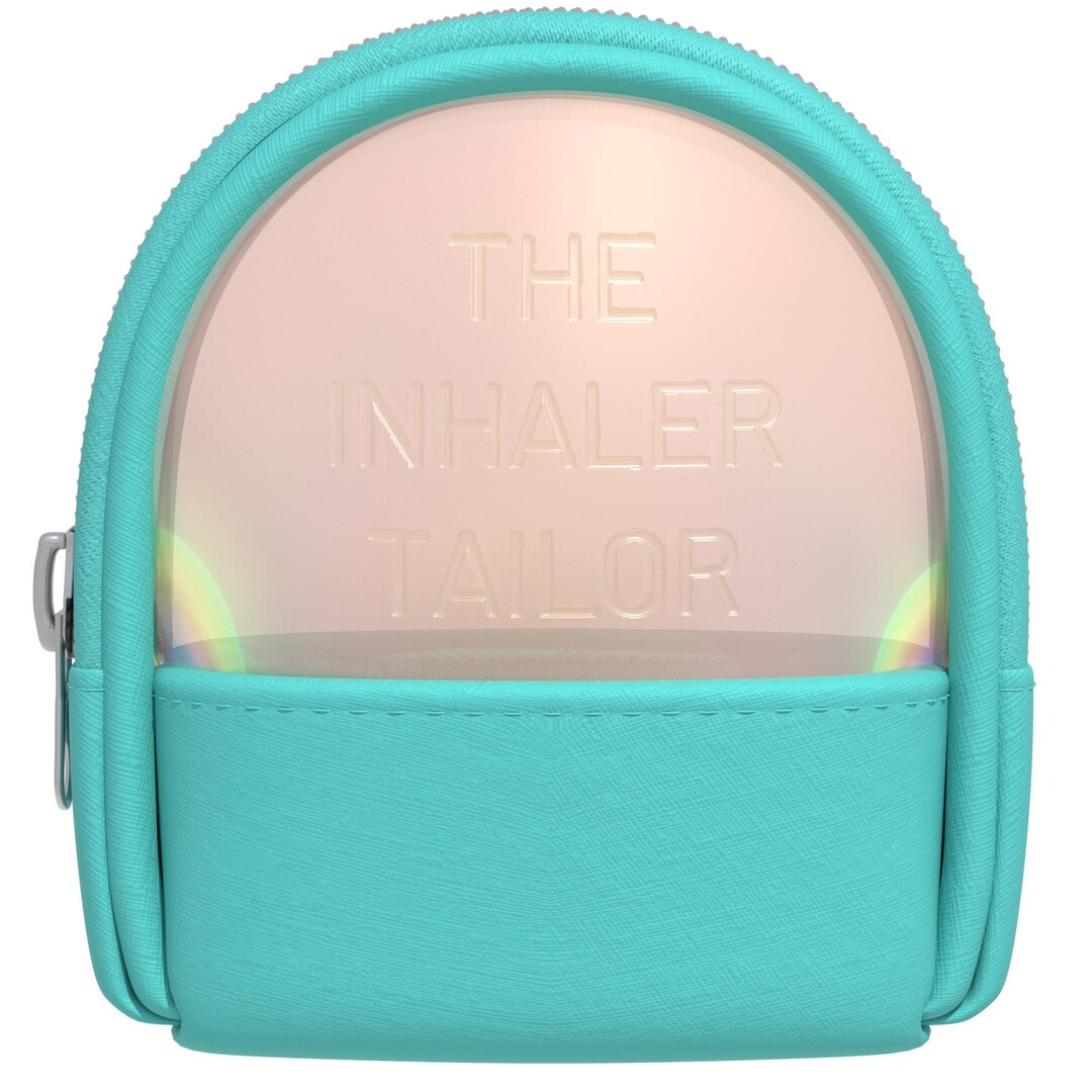 Green Asthma Inhaler Pouch – Vegan Leather Bag – Suitable for Nexthaler ...