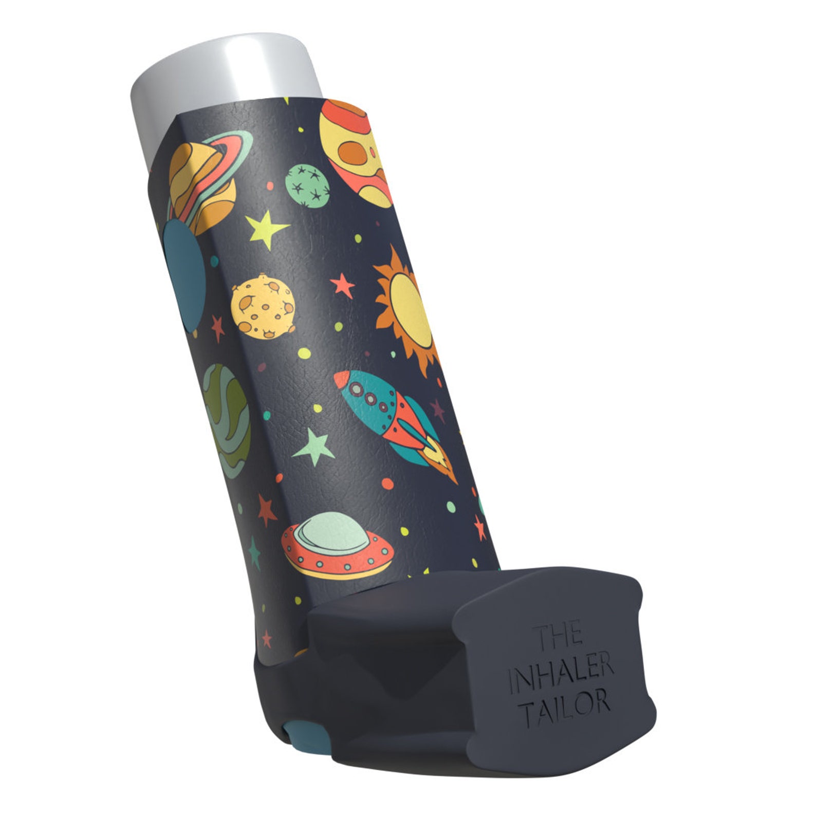 Space - Handmade Inhaler Case - Cover for Asthma & COPD Ventolin ...