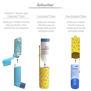 Space - Handmade Inhaler Case - Cover for Asthma & COPD Ventolin ...