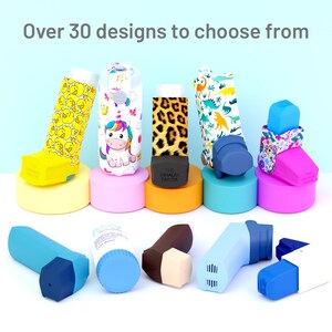 Rubber Ducks - Handmade Inhaler Case - Cover for Asthma & COPD Ventolin ...