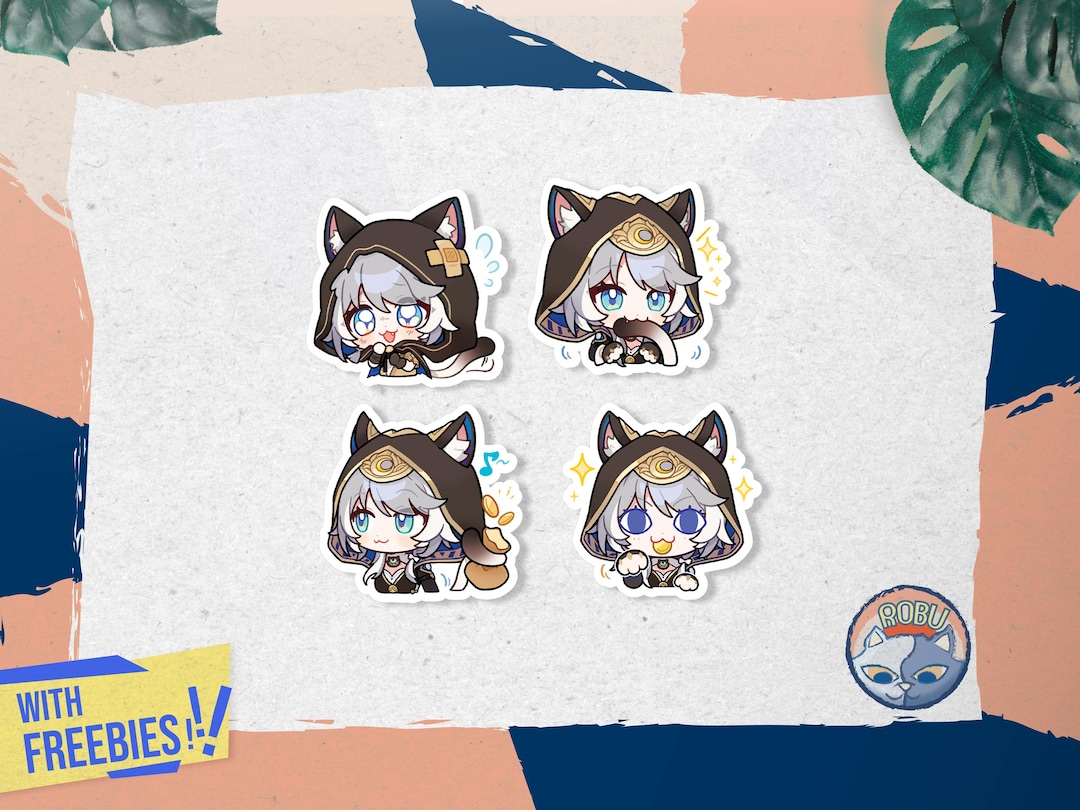 Honkai: Star Rail Stickers Cipher - Vinyl Glossy Waterproof Stickers ...