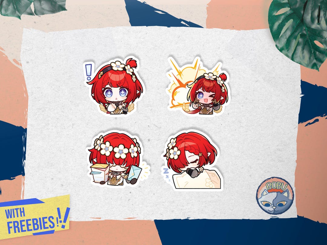 Tribbie / Trianne / Trinnon Honkai: Star Rail Stickers - Vinyl Glossy ...