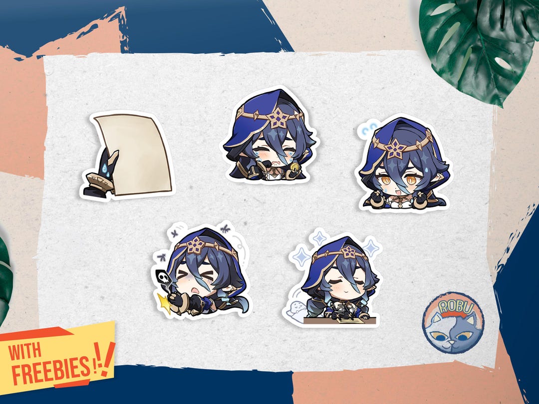 Layla Genshin Impact Stickers - Vinyl Glossy Waterproof Stickers Bottle ...