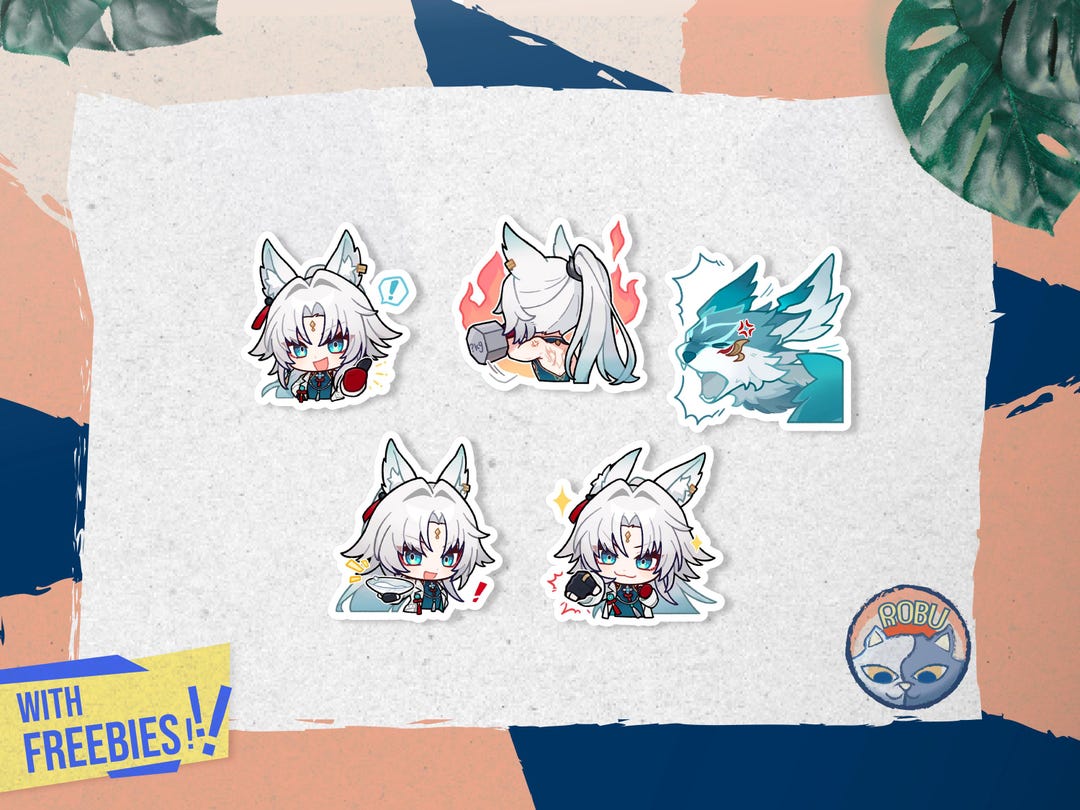 Honkai: Star Rail Stickers Feixiao - Vinyl Glossy Waterproof Stickers ...