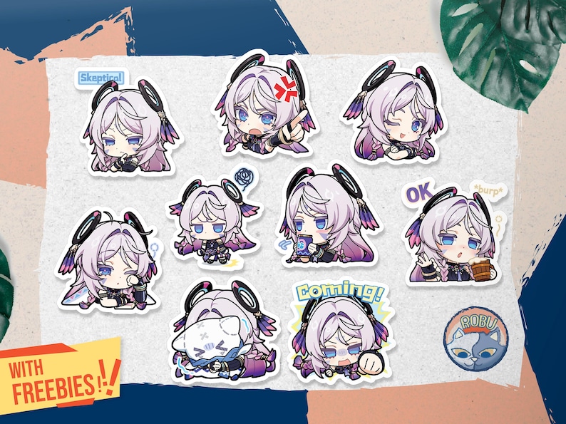 Citlali Stickers Genshin Impact Stickers - Vinyl Glossy Waterproof ...