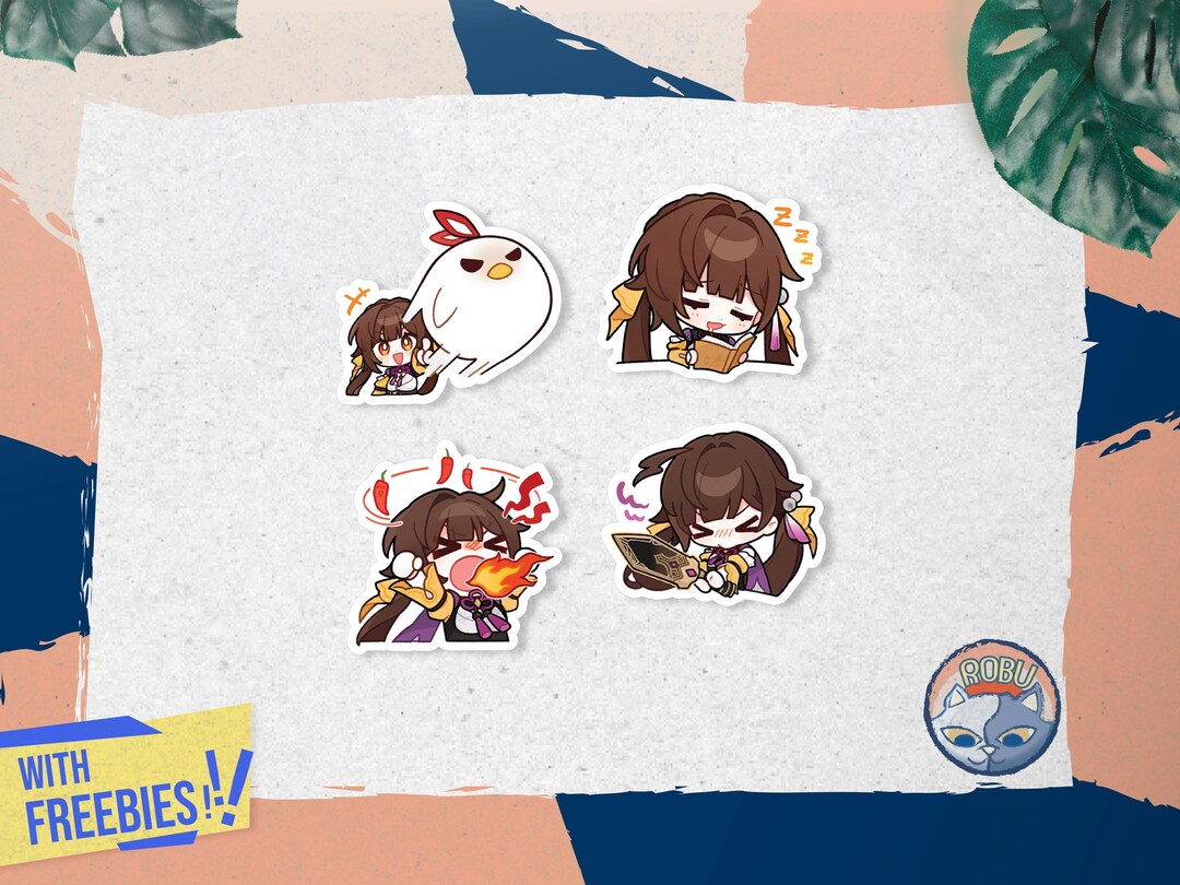 Honkai: Star Rail Stickers Sushang - Vinyl Glossy Waterproof Stickers ...