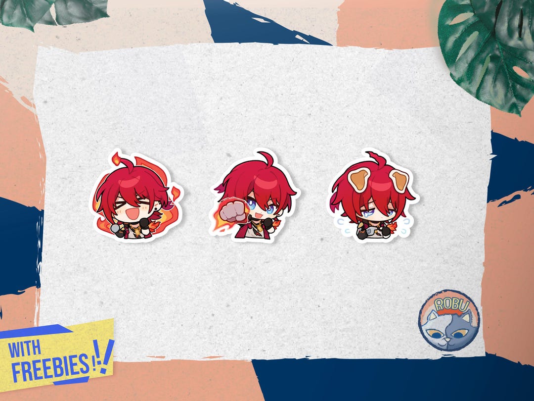 Luka Honkai: Star Rail Stickers - Vinyl Glossy Waterproof Stickers ...