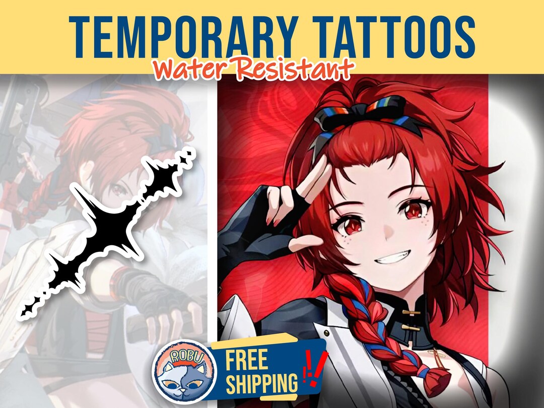 Chixia Temporary Tattoo | Cosplayer Tattoo | Fake Tattoo | Cosplay ...