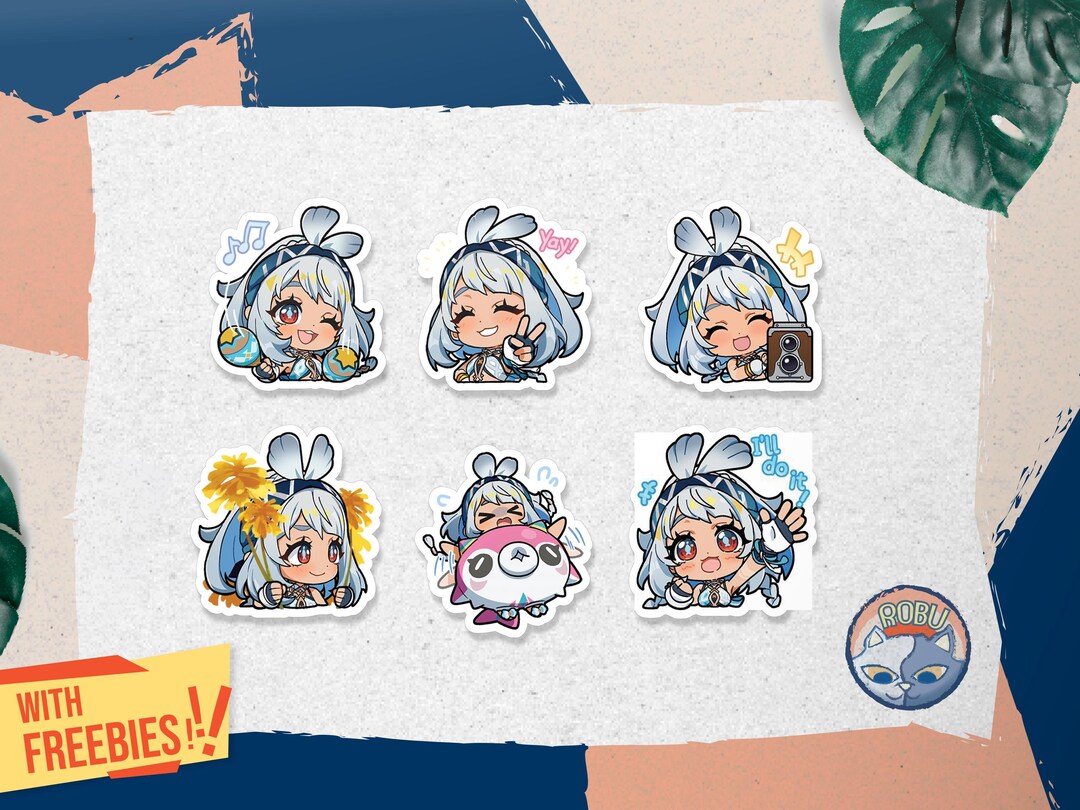 Mualani Genshin Impact Stickers - Vinyl Glossy Waterproof Stickers ...