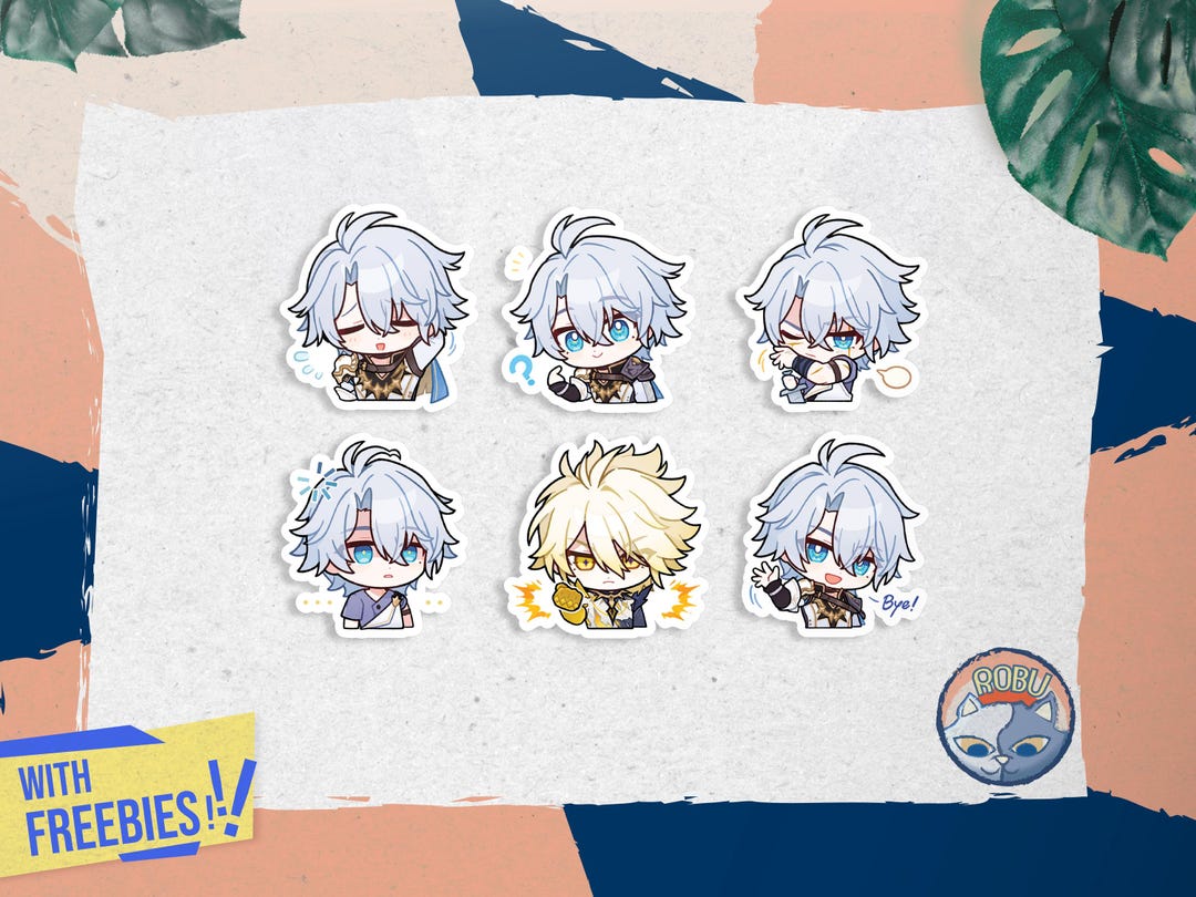 Phainon Honkai: Star Rail Stickers - Vinyl Glossy Waterproof Stickers ...