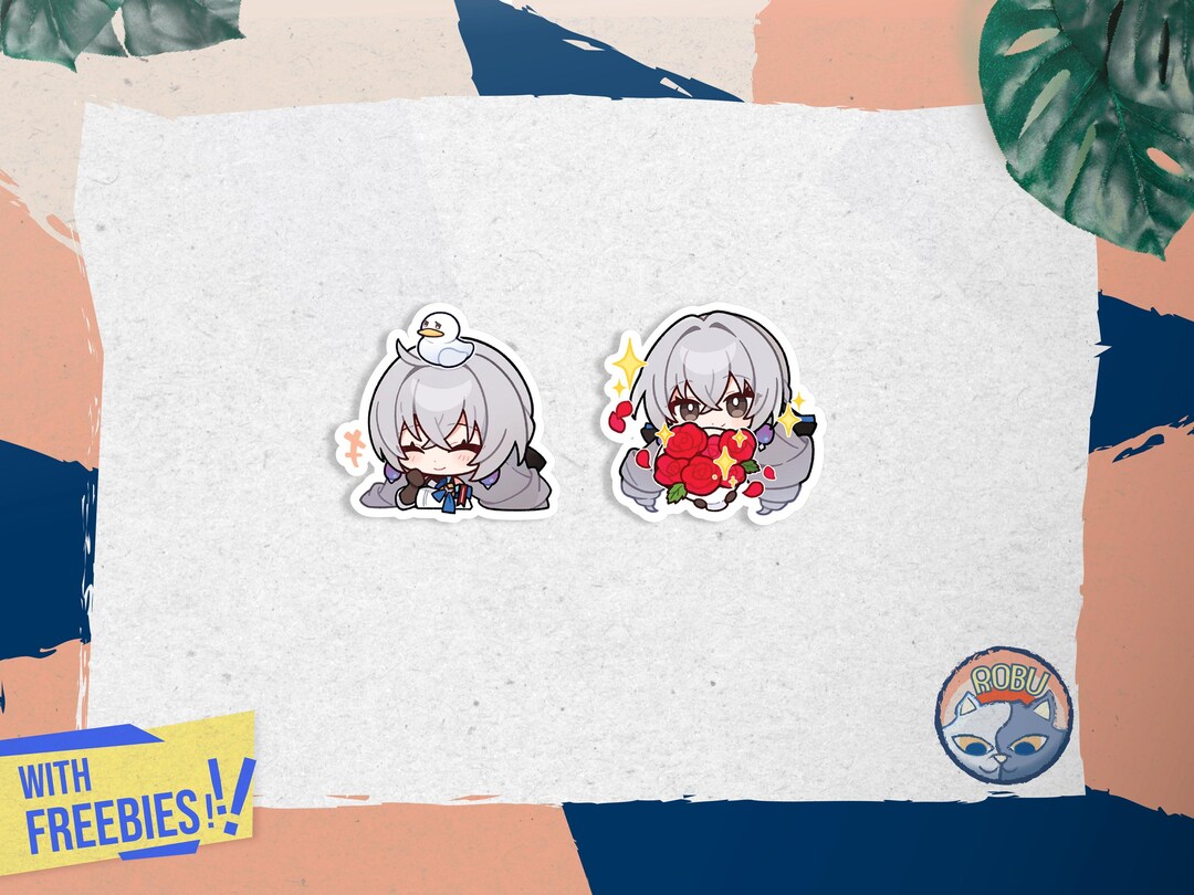 Honkai: Star Rail Stickers Bronya - Vinyl Glossy Waterproof Stickers ...
