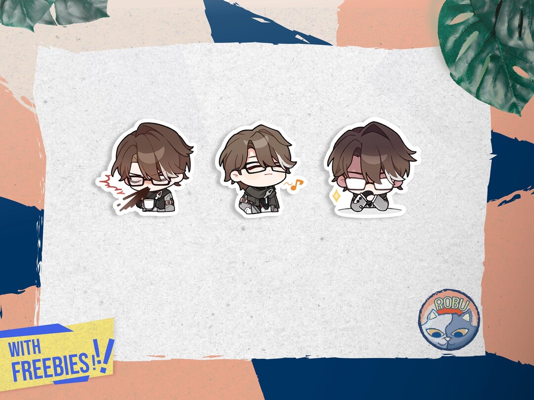 Welt Honkai Star Rail Stickers - Vinyl Glossy Waterproof Stickers ...