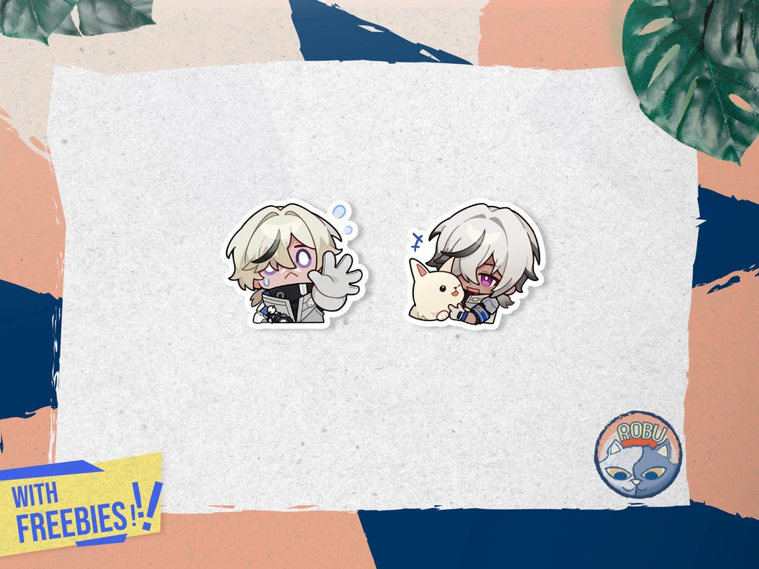 Honkai Star Rail Stickers Arlan - Vinyl Glossy Waterproof Stickers ...