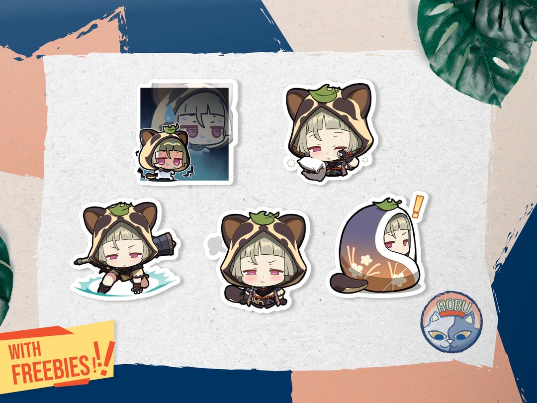 Sayu Genshin Impact Stickers - Vinyl Glossy Waterproof Stickers Bottle ...