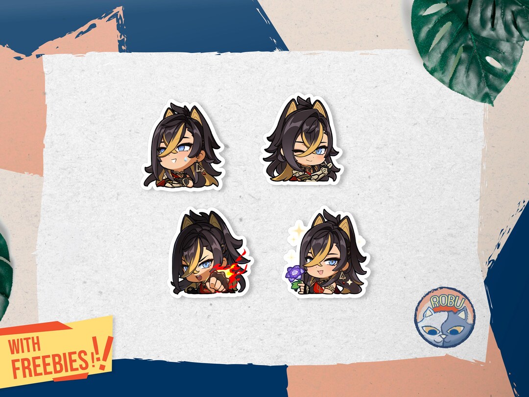 Genshin Impact Stickers Dehya Vinyl Glossy Waterproof Stickers Bottle ...