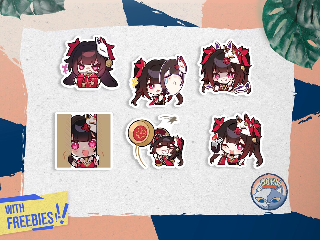 Honkai Star Rail Stickers Sparkle - Vinyl Glossy Waterproof Stickers ...