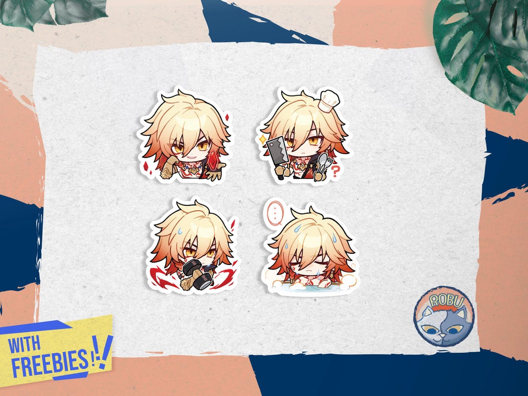 Honkai: Star Rail Stickers Mydei - Vinyl Glossy Waterproof Stickers ...