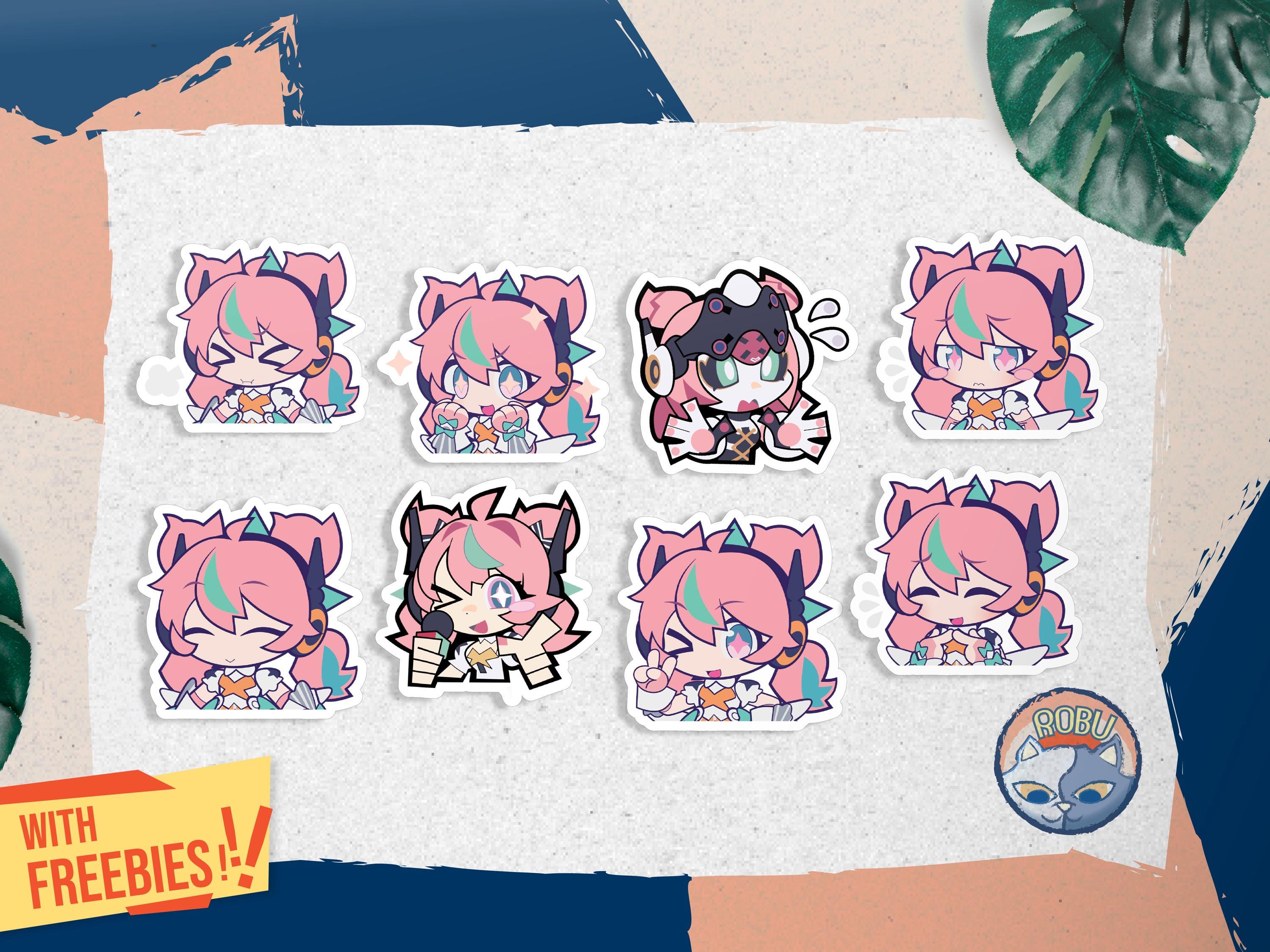 ZZZ Stickers: Angels of Delusion ( Sunna, Aria, & Nangong Yu ) Zenless ...