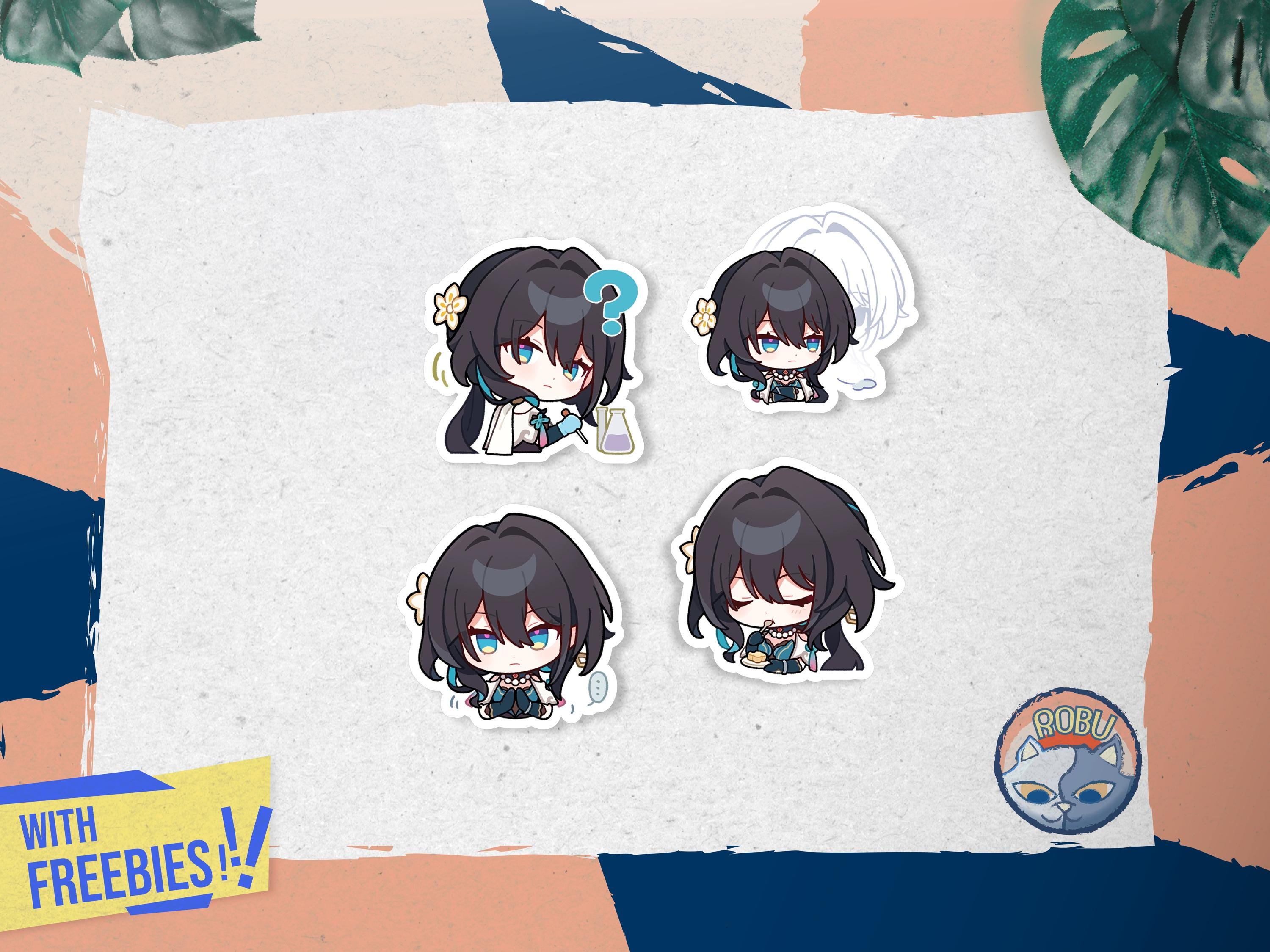 Honkai: Star Rail Stickers Ruan Mei - Vinyl Glossy Waterproof Stickers ...