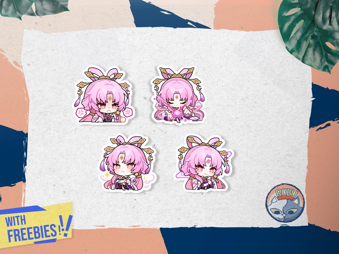 Honkai: Star Rail Stickers Fu Xuan - Vinyl Glossy Waterproof Stickers ...
