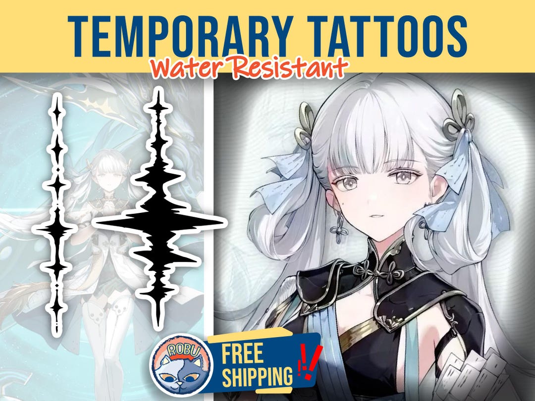 Jinshi Temporary Tattoo | Cosplayer Tattoo | Fake Tattoo | Cosplay ...