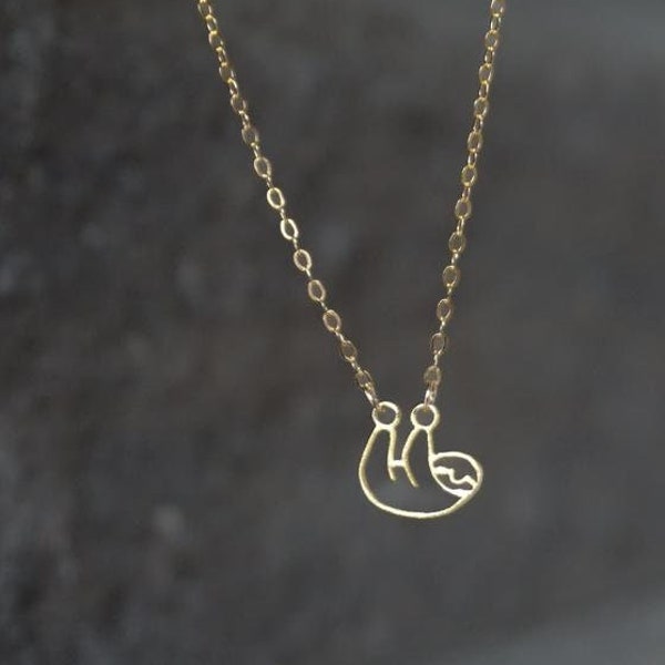 Sloth Necklace - Etsy