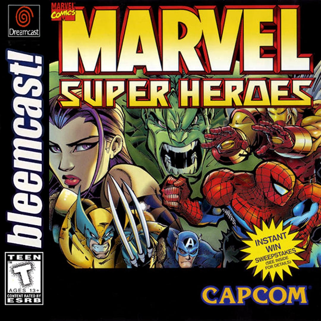 Marvel Super Heroes Bleemcast for Dreamcast - Etsy