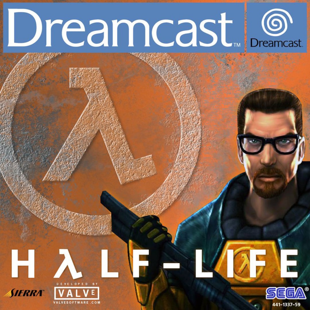 Half Life Dreamcast Fanmade, Homebrew Game - Etsy