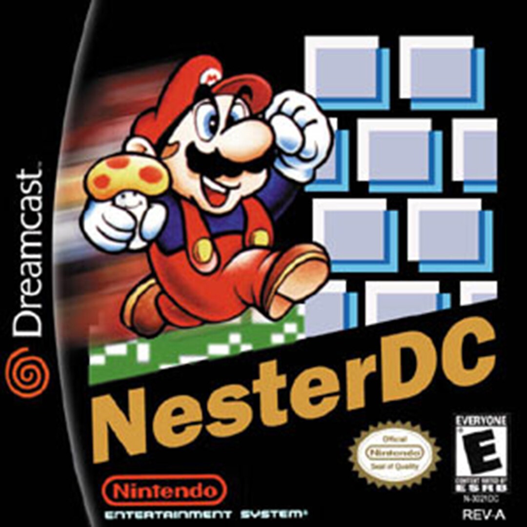 NES Collection Dreamcast Nester DC 6.0 Over 2300 Games ; NES Console ...