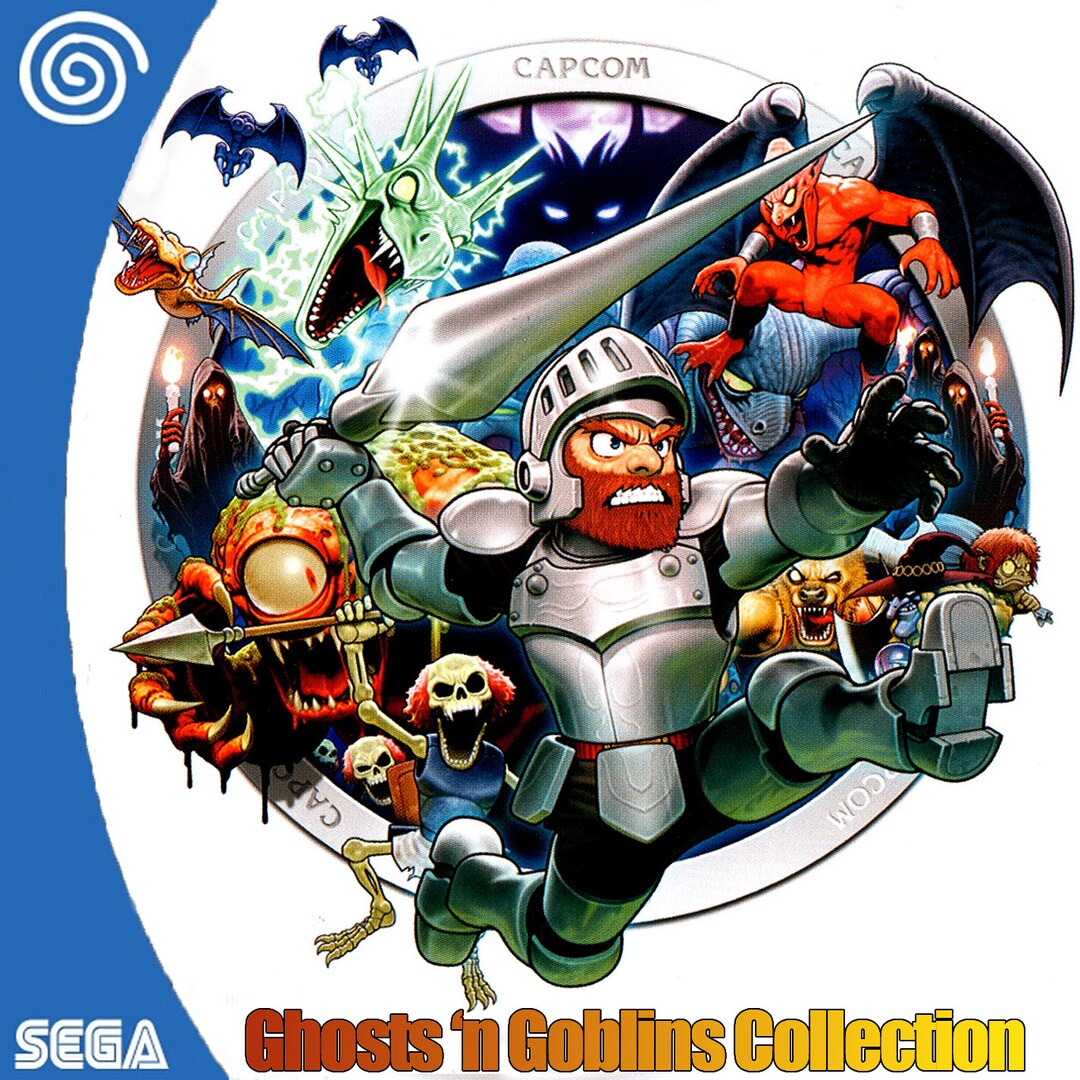 Ghosts 'n Goblins Collection Dreamcast Disc, 22 Games, Homebrew ...