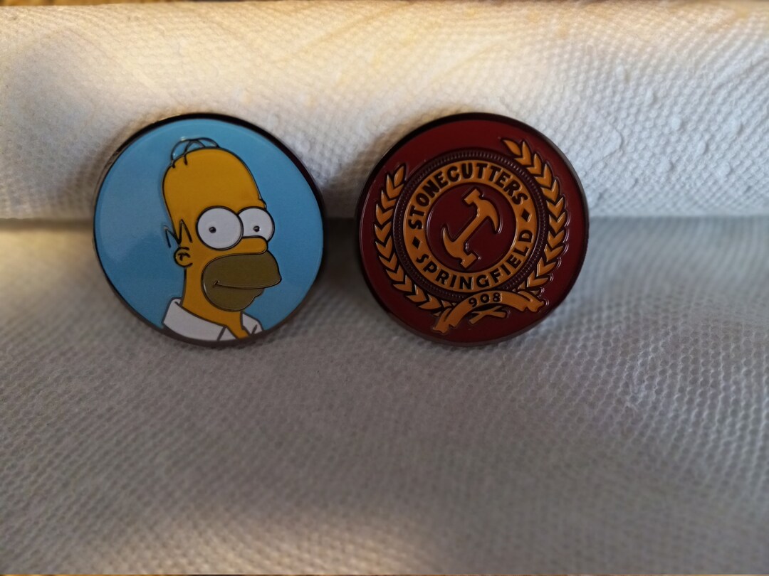 Homer Simpson Stonecutter Coin (RARE!!) - Etsy