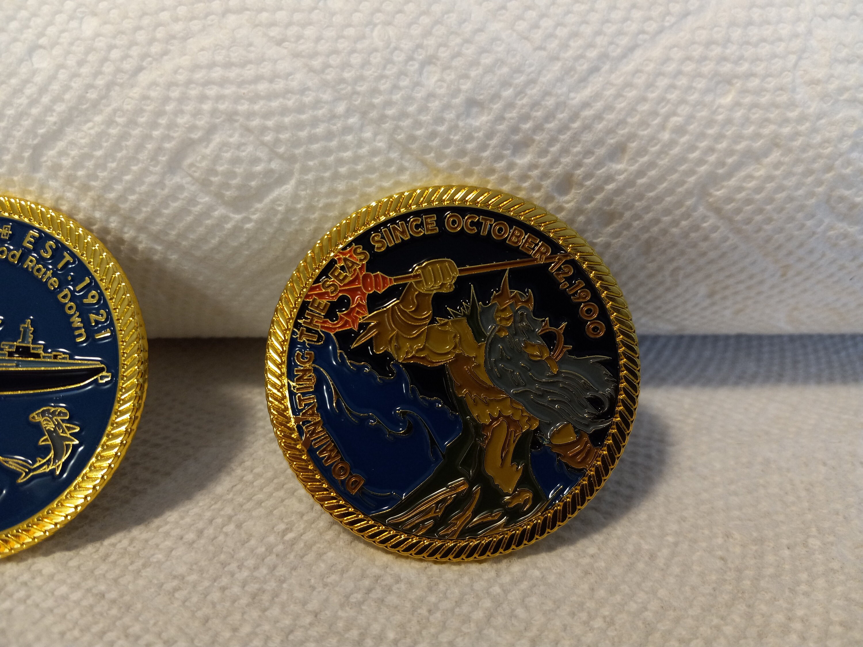 RARE COMMEMORATIVE US Navy Torpedoman and Submarine Challenge Coin - Etsy