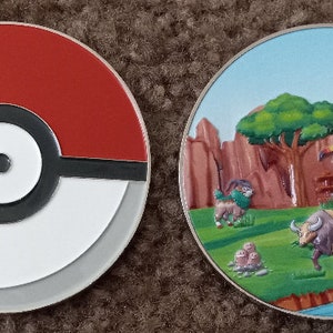Pokeball Challenge Coin - Etsy