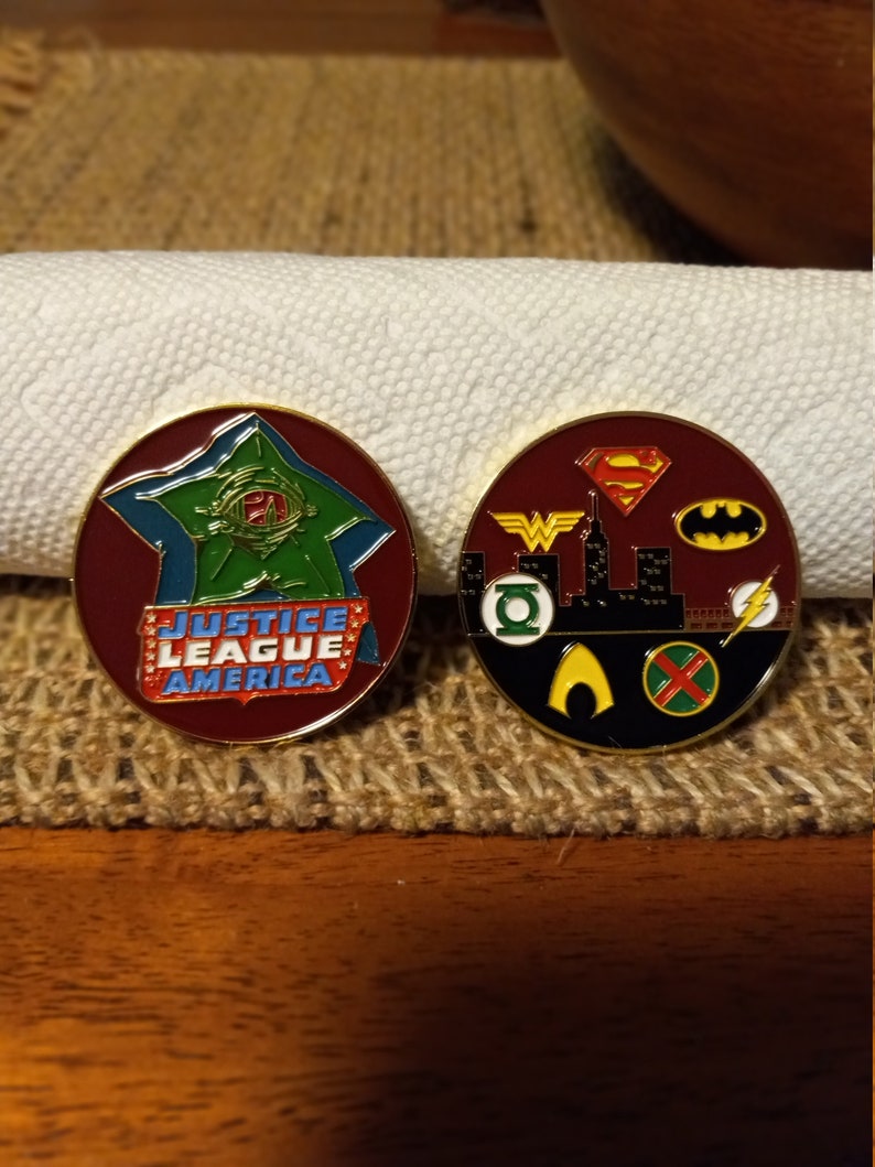 RARE Justice League Commemorative Challenge Coin - Etsy