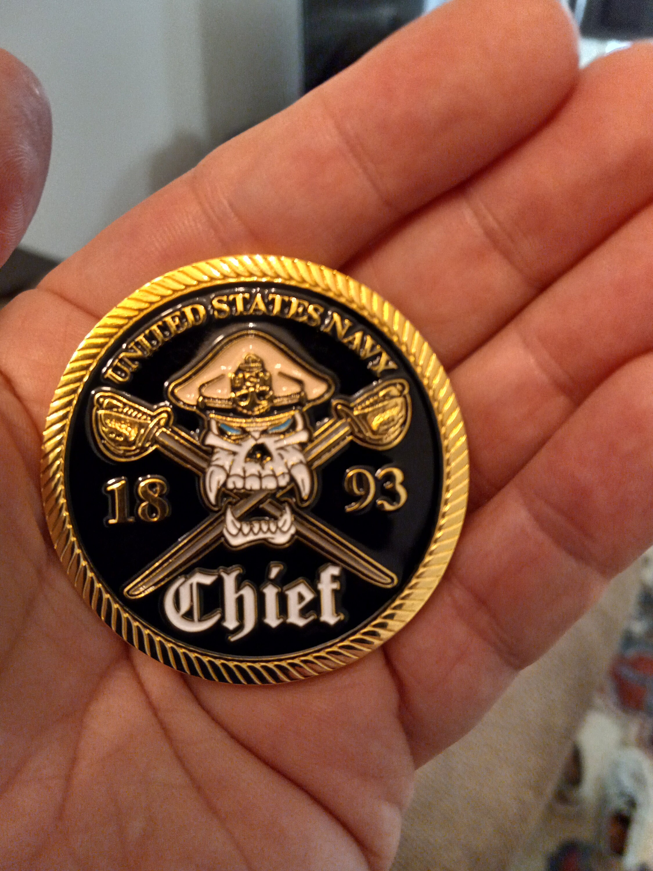 Navy Chief Challenge Coin - Etsy