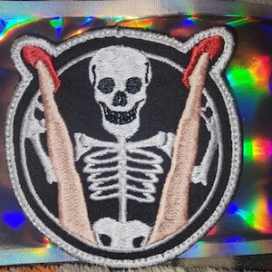 Boning Skeleton Patch - Etsy