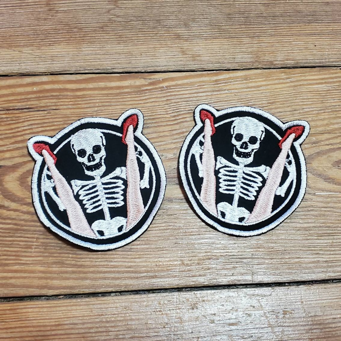 Boning Skeleton Patch - Etsy