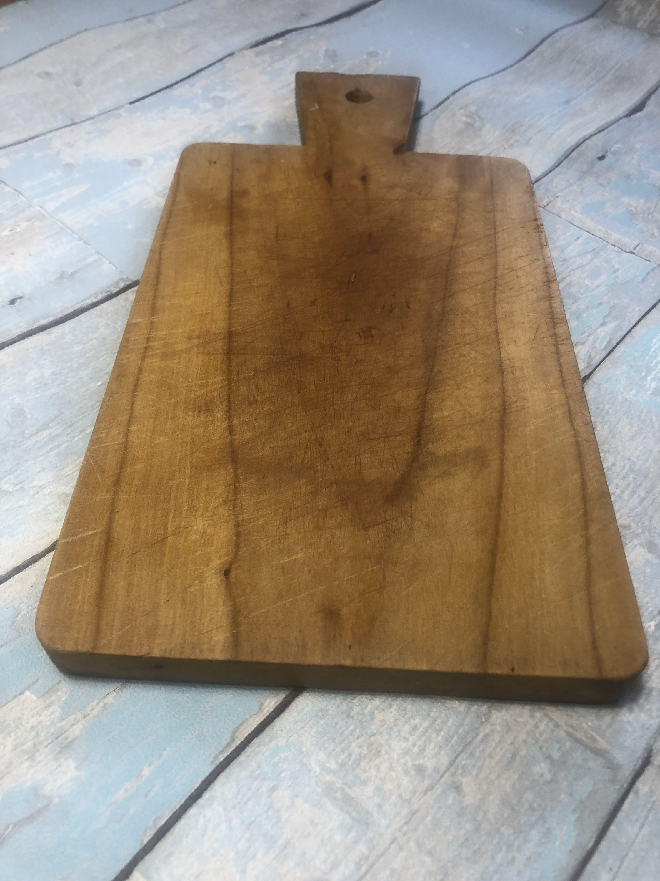 Vintage Breadboard, French Vintage Rustic Wooden Cutting Board With ...