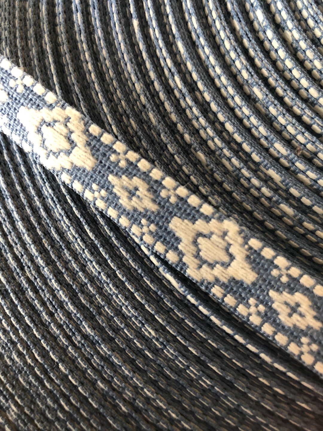 French Trim, Vintage Braid, Heavy Duty Edging, Blue Trimming, French ...