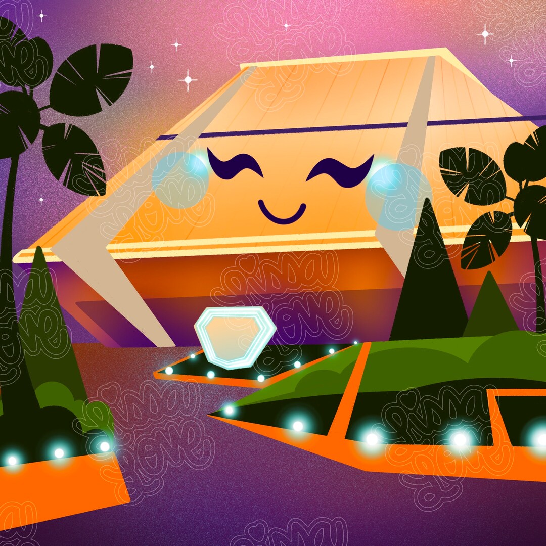 Art Print Inspired by Horizons in EPCOT Center - Etsy